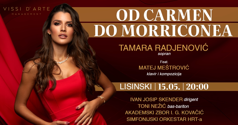 OD CARMEN DO MORRICONEA TAMARA RADJENOVIĆ, sopran | Događanja | Lisinski