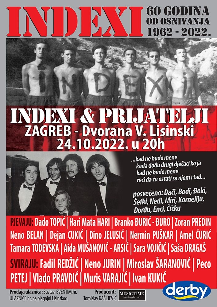 INDEXI I PRIJATELJI | Događanja | Lisinski