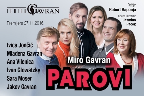 MIRO GAVRAN PAROVI, predstava | Događanja | Lisinski